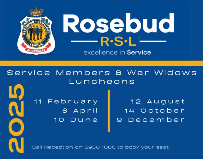 SERVICE MEMBERS - Rosebud RSL