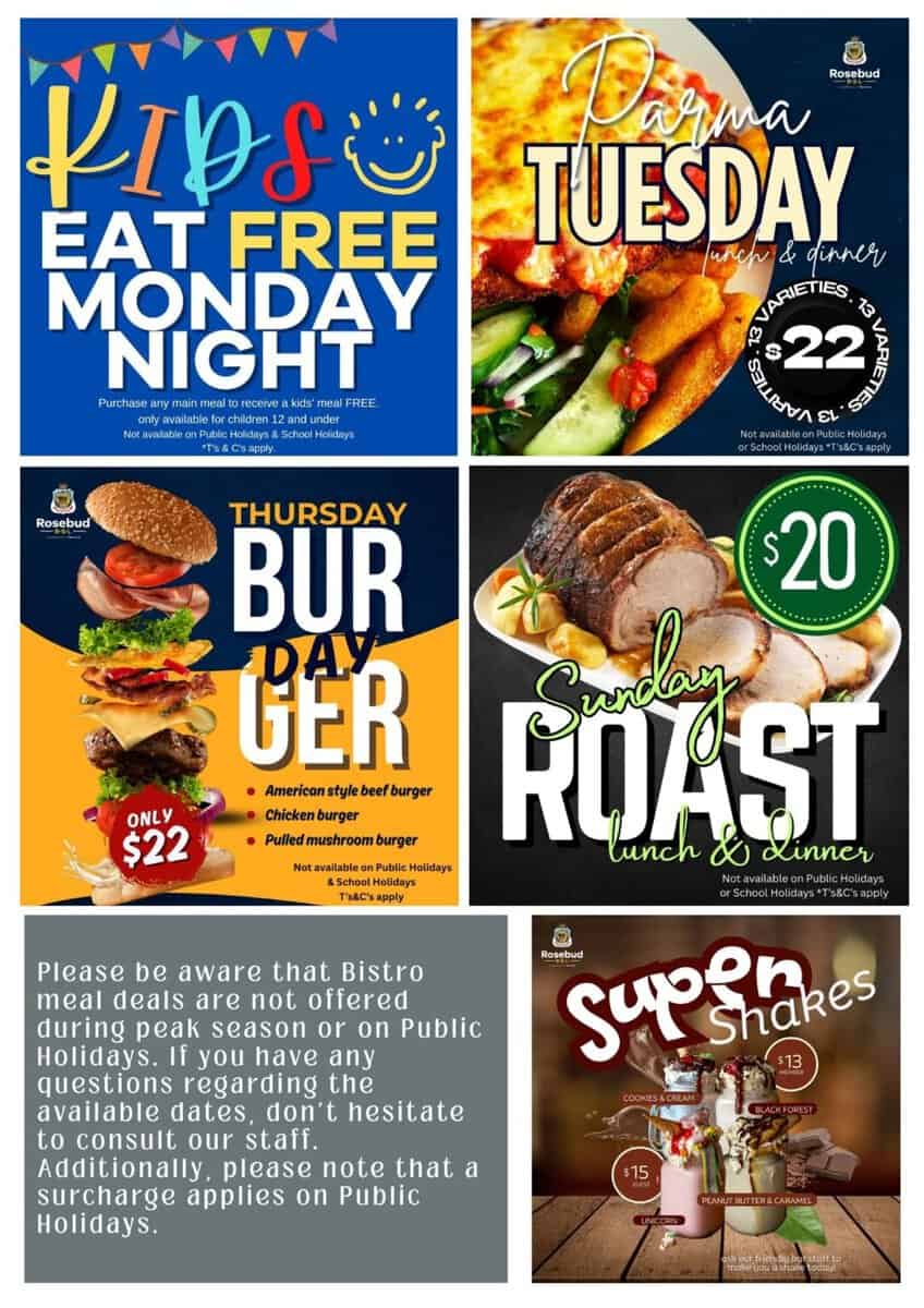MENU - Rosebud RSL